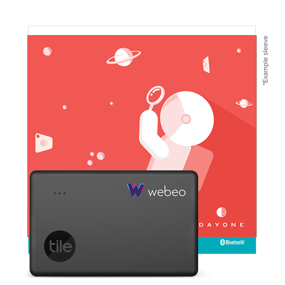 The Thin Branded Tile Tracker For Wallets And Bags Tags